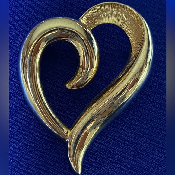 Jewelry | Vintage Napier Love Brooch Open Heart Pin | Poshmark